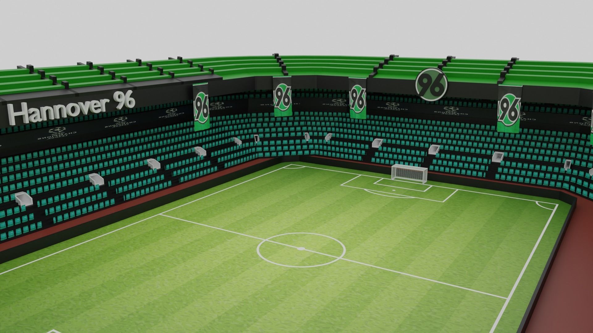 3D model Hannover 96 Football Stadium VR / AR / low-poly | CGTrader
