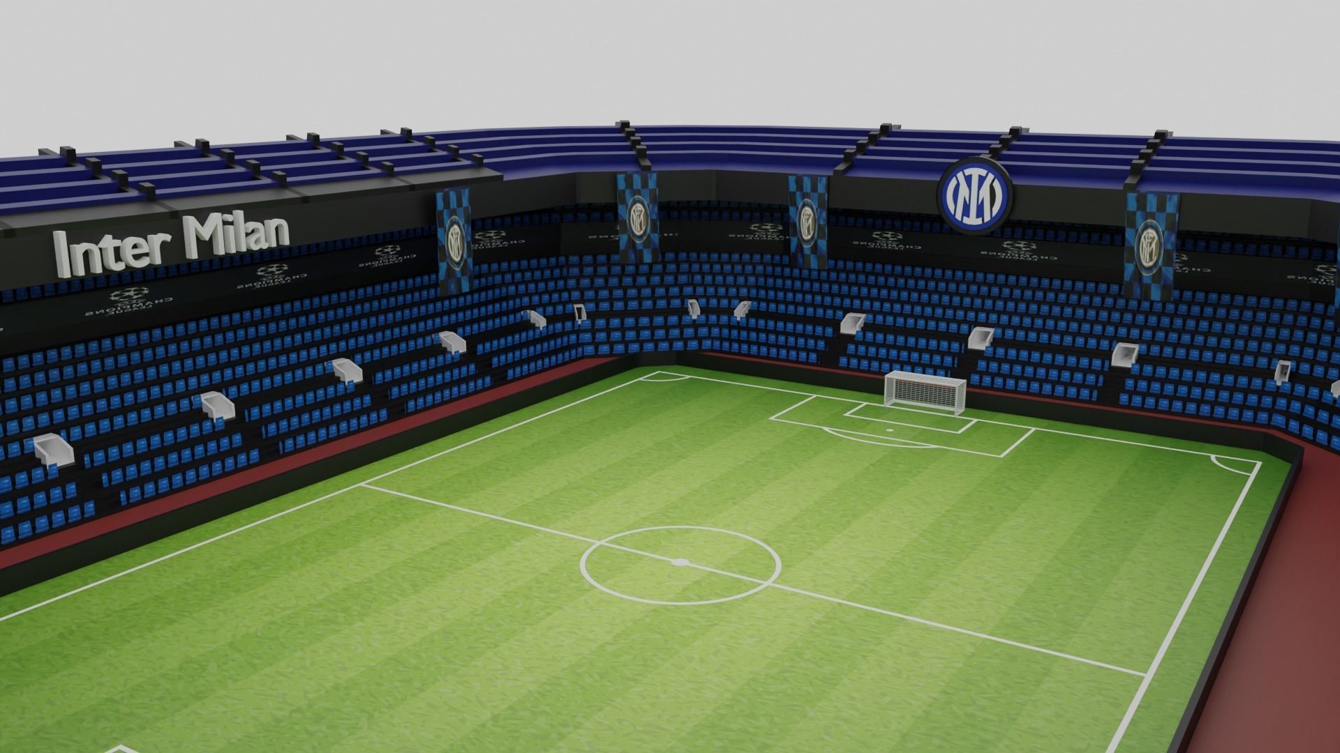 3D model Inter Milan Football Stadium VR / AR / low-poly | CGTrader