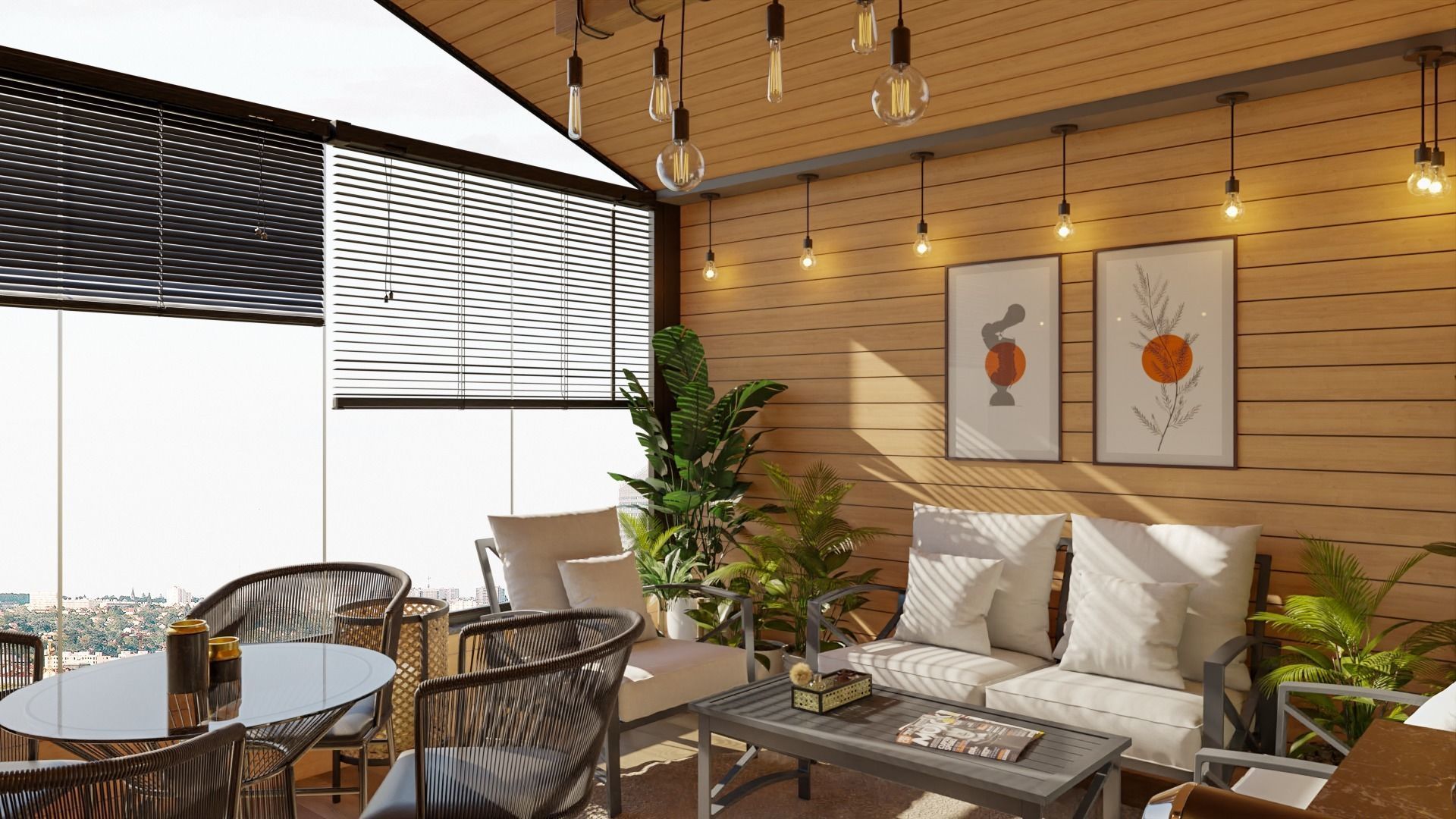 Modern Terrace 3D model | CGTrader