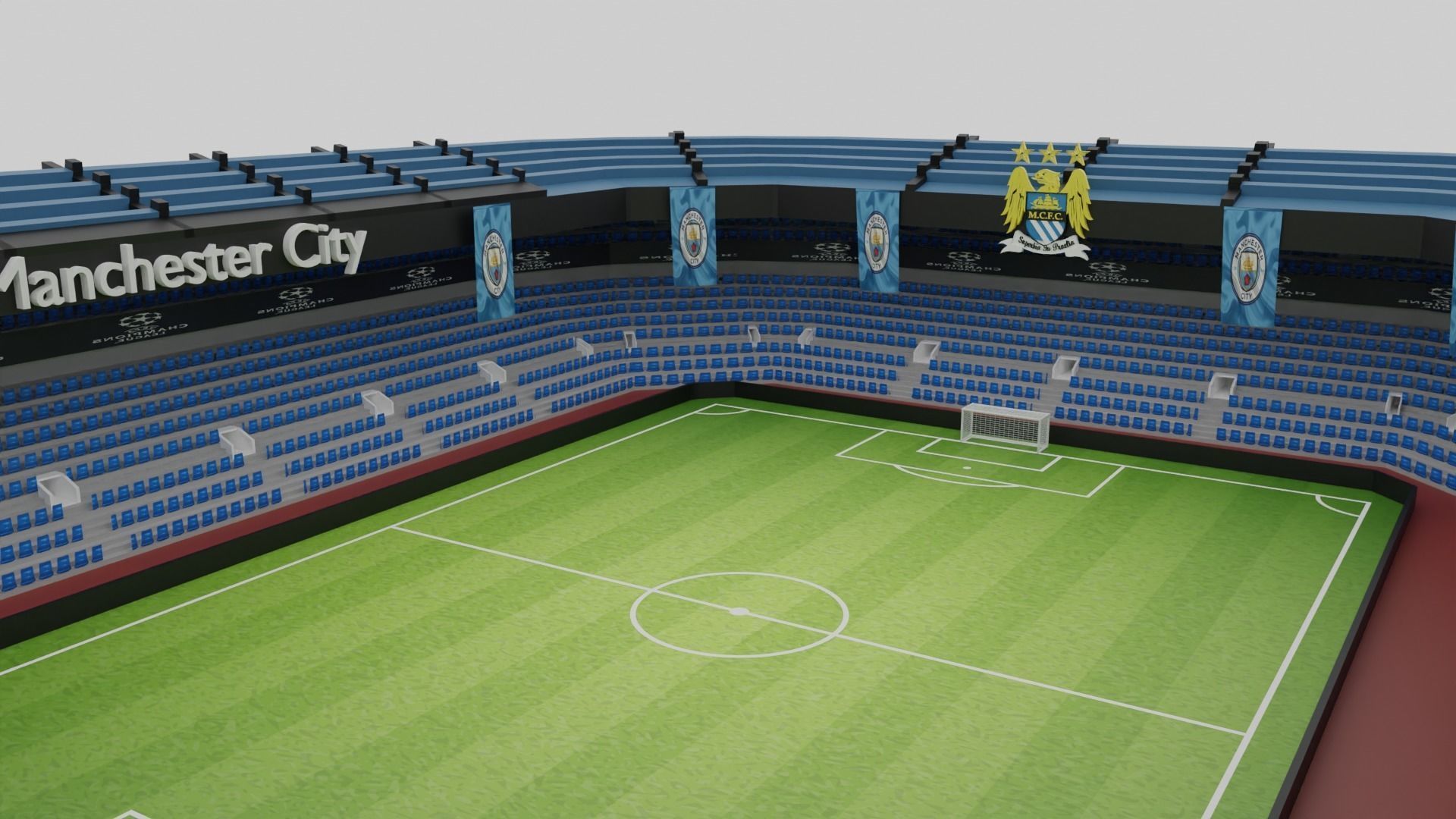 3D model Manchester City Football Stadium VR / AR / low-poly | CGTrader