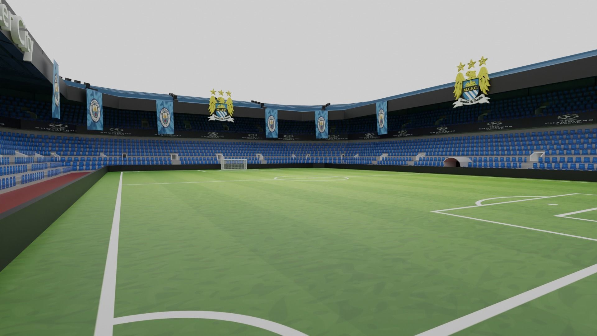 3D model Manchester City Football Stadium VR / AR / low-poly | CGTrader