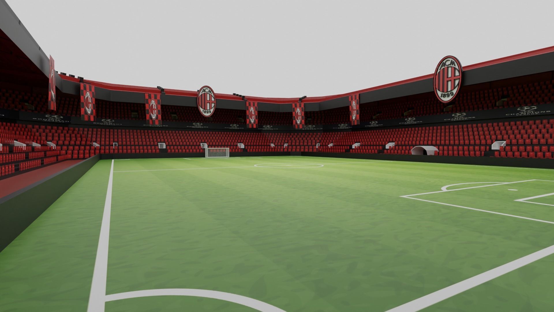 3D model Milan Football Stadium VR / AR / low-poly | CGTrader