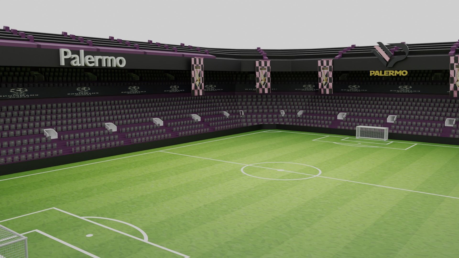 3D model Palermo Football Stadium VR / AR / low-poly | CGTrader