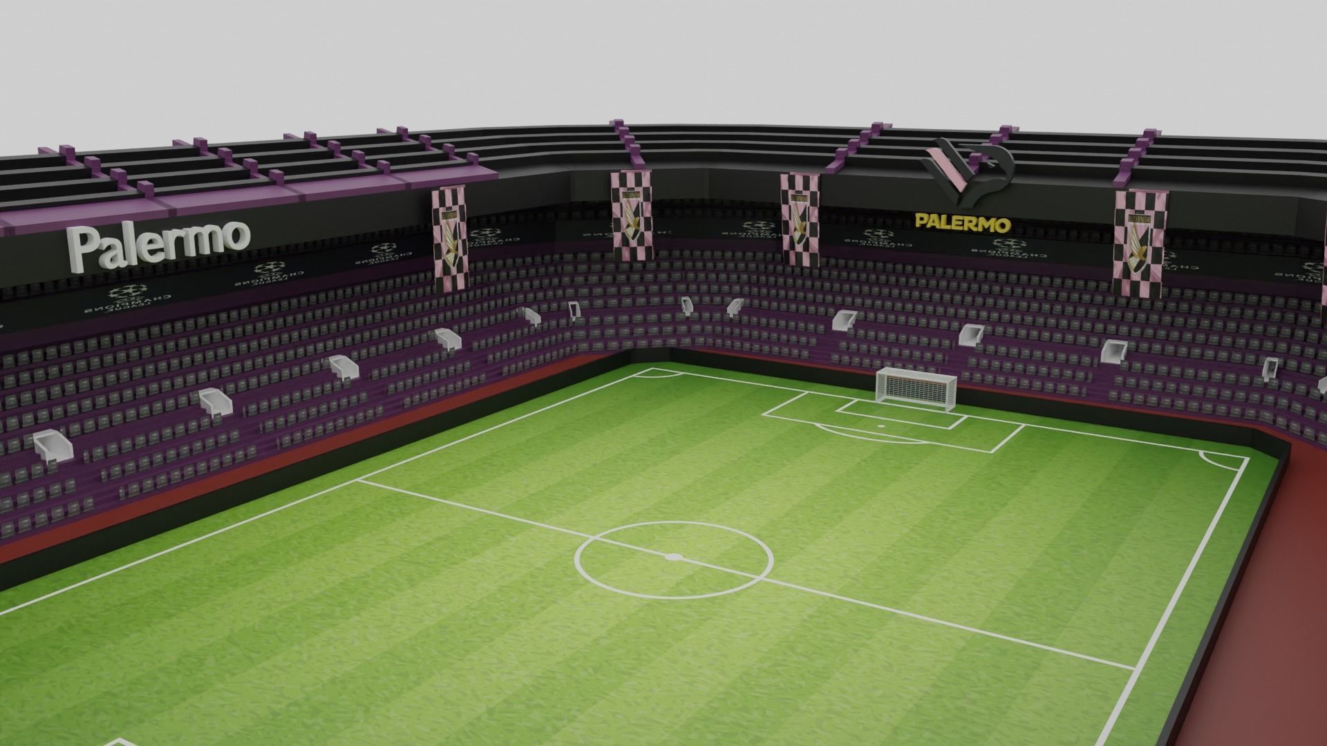 3D model Palermo Football Stadium VR / AR / low-poly | CGTrader