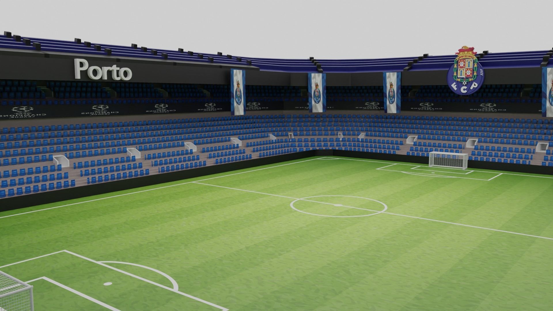 3D model Porto Football Stadium VR / AR / low-poly | CGTrader