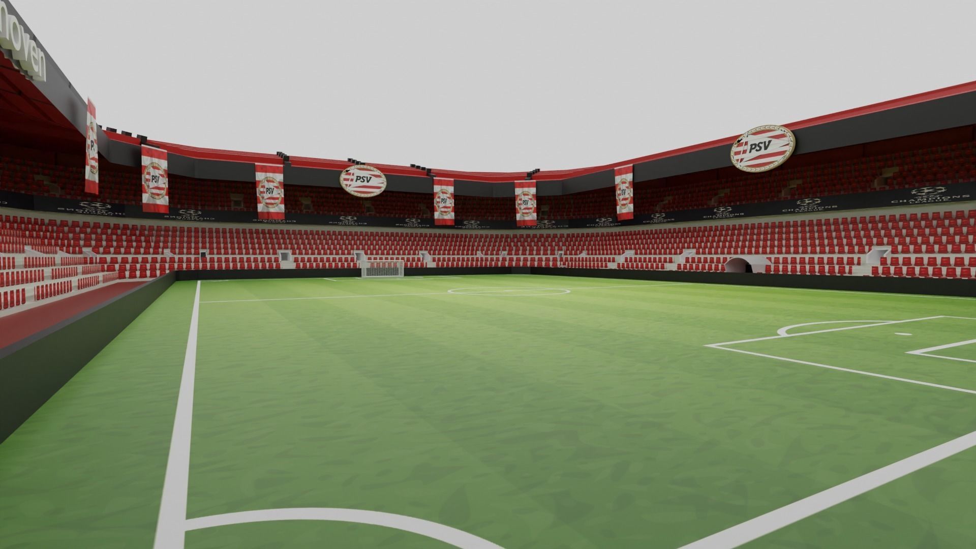 3D model PSV Eindhoven Football Stadium VR / AR / low-poly | CGTrader