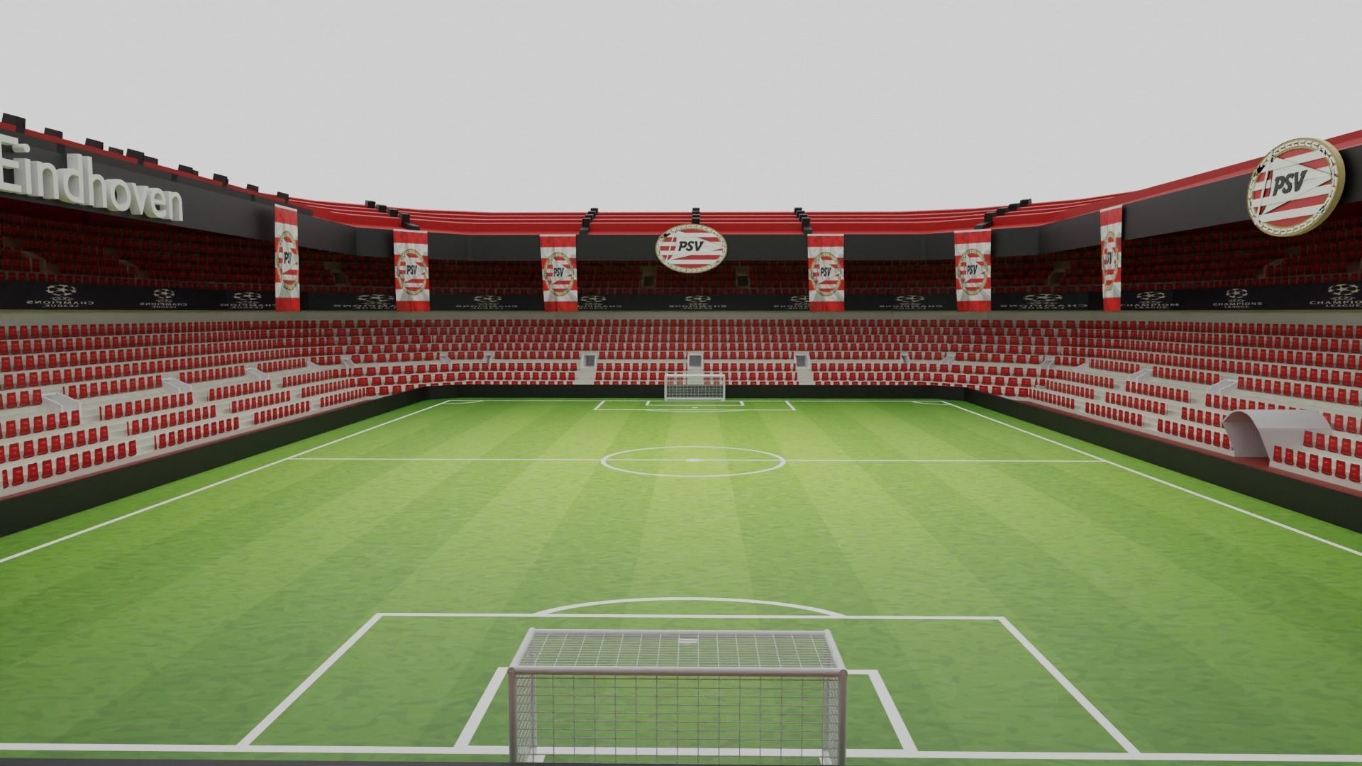 3D model PSV Eindhoven Football Stadium VR / AR / low-poly | CGTrader