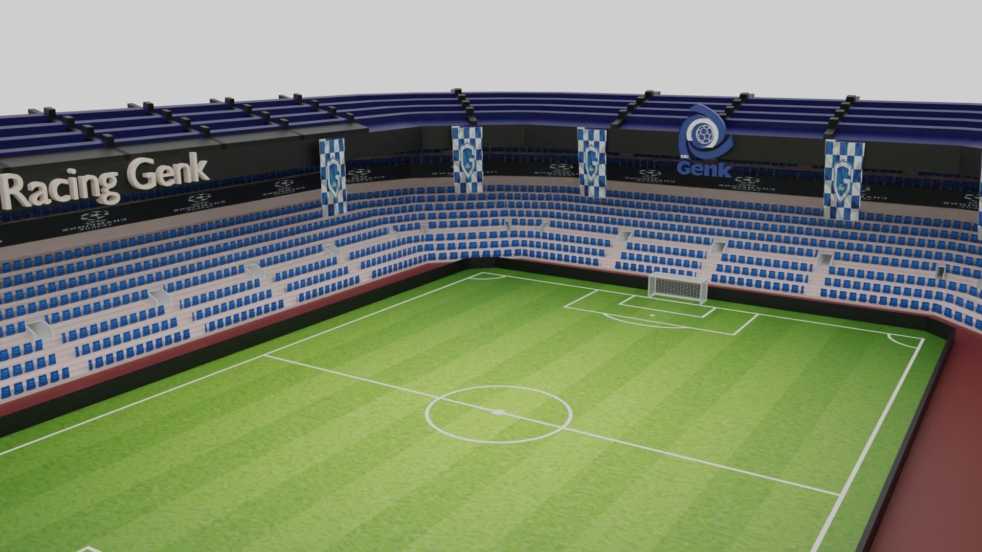 3D model Racing Genk Football Stadium VR / AR / low-poly | CGTrader