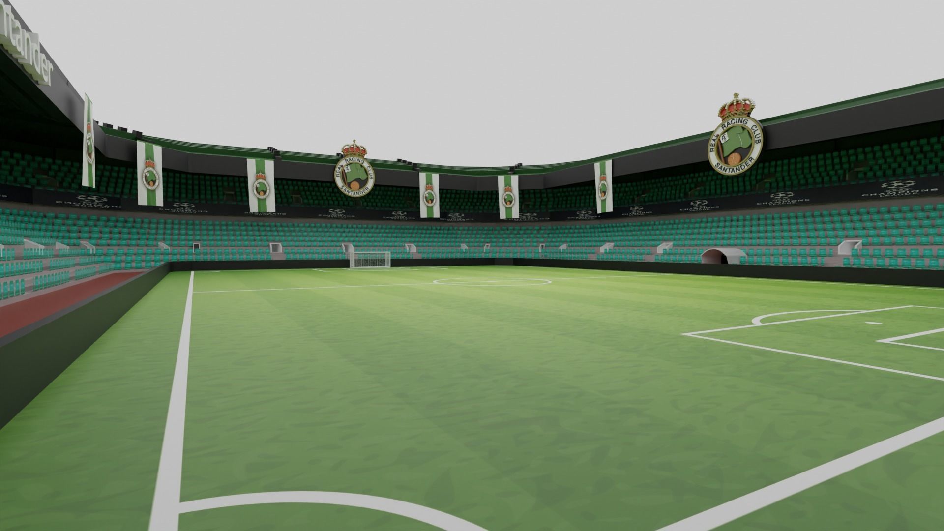 3D model Racing Santander Football Stadium VR / AR / low-poly | CGTrader
