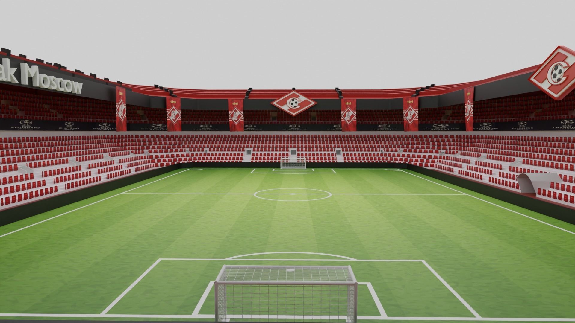 3D model Spartak Moscow Football Stadium VR / AR / low-poly | CGTrader