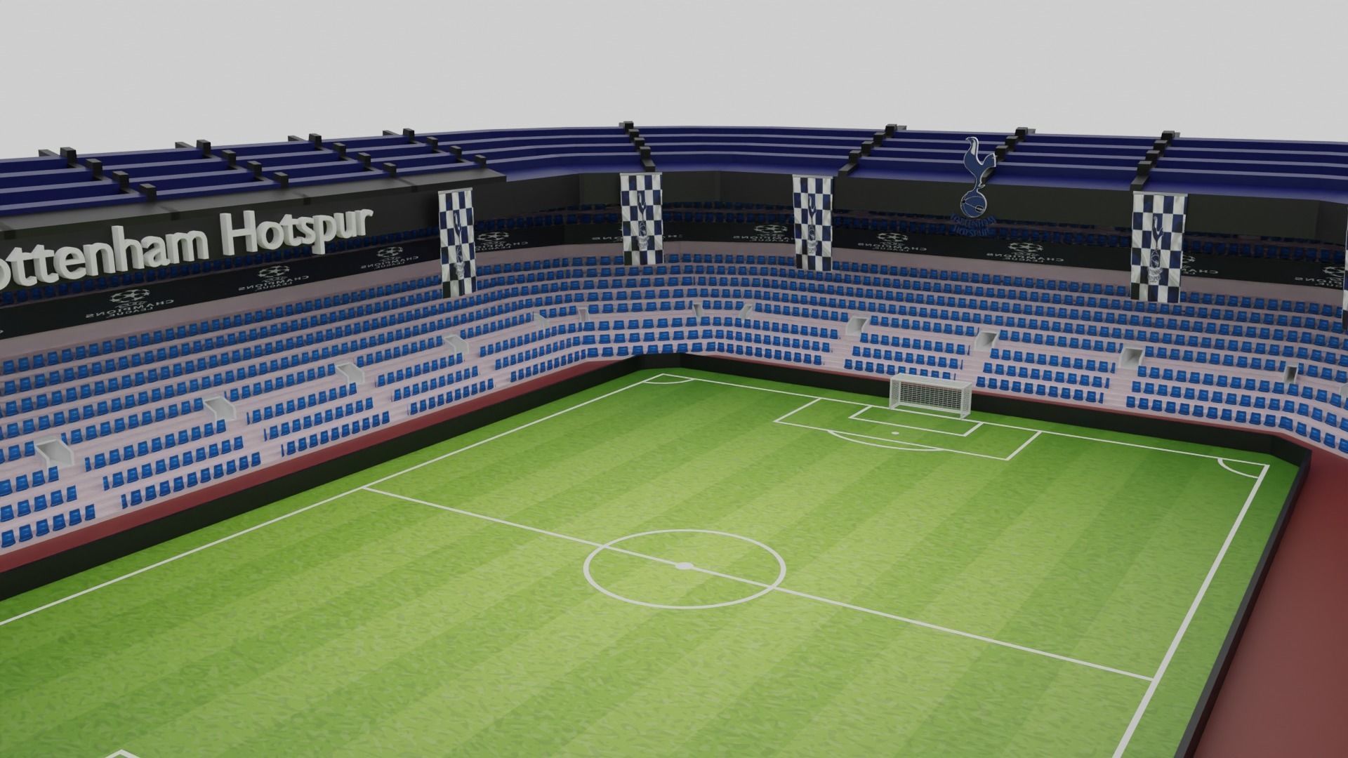 3D model Tottenham Hotspur Football Stadium VR / AR / low-poly | CGTrader