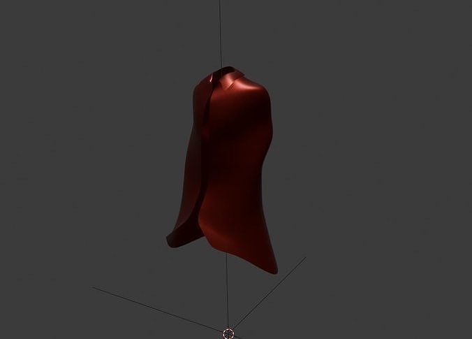 Red Cape Robe Coat free 3D model | CGTrader