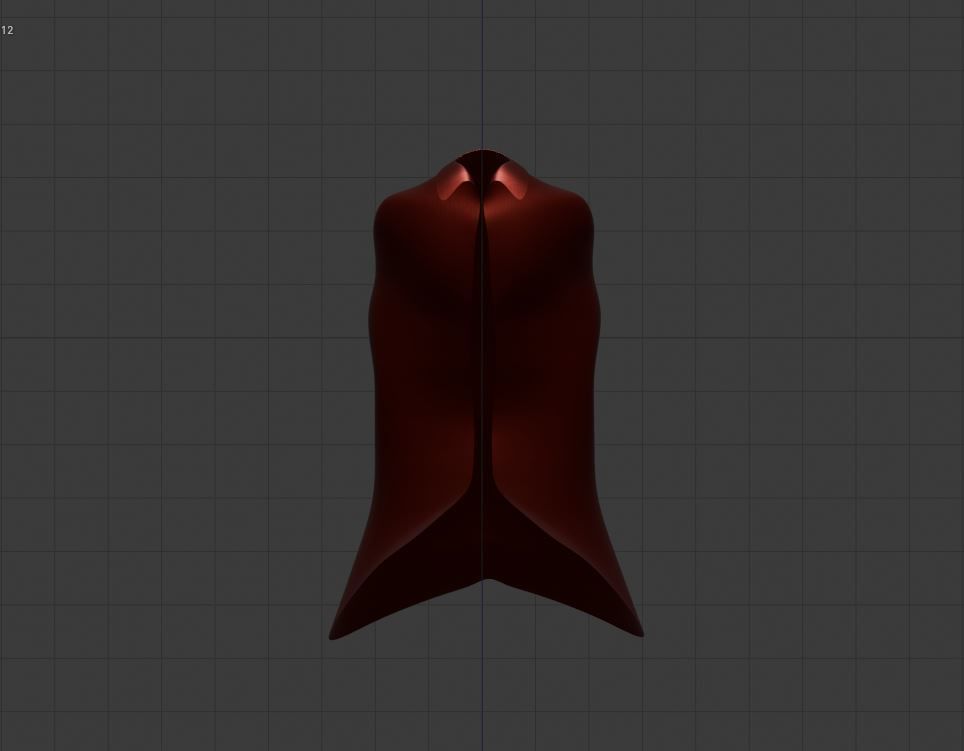 Red Cape Robe Coat free 3D model | CGTrader