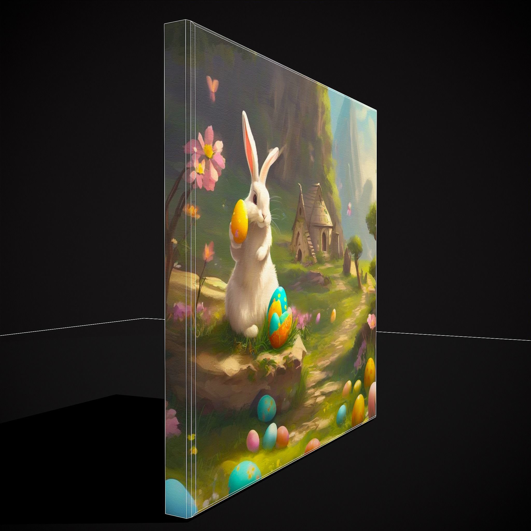 3D model Easter Painting Four VR / AR / low-poly | CGTrader
