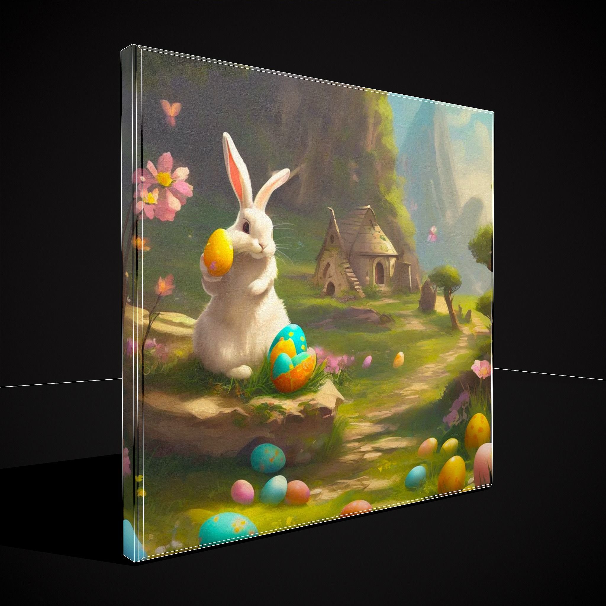 3D model Easter Painting Four VR / AR / low-poly | CGTrader
