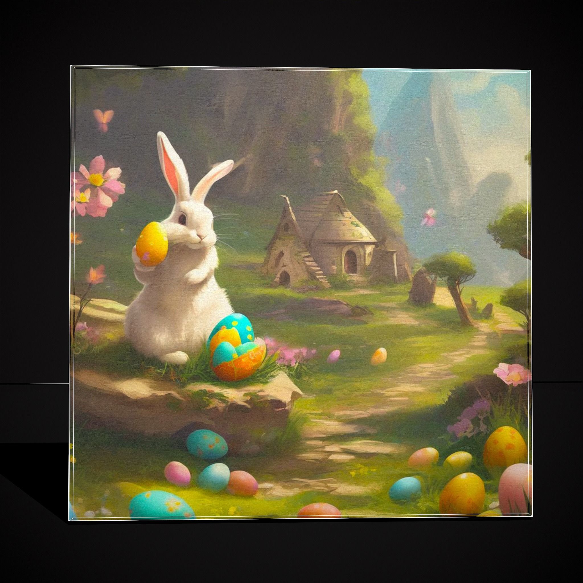 3D model Easter Painting Four VR / AR / low-poly | CGTrader