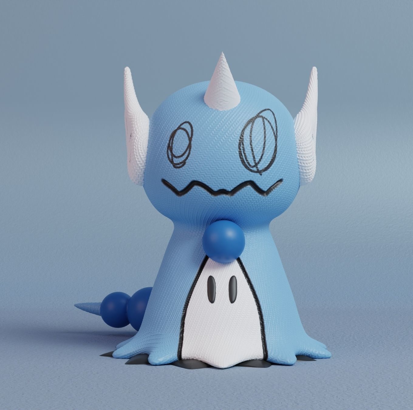 Pokemon - Mimikyu Dragonair 3D model 3D printable | CGTrader