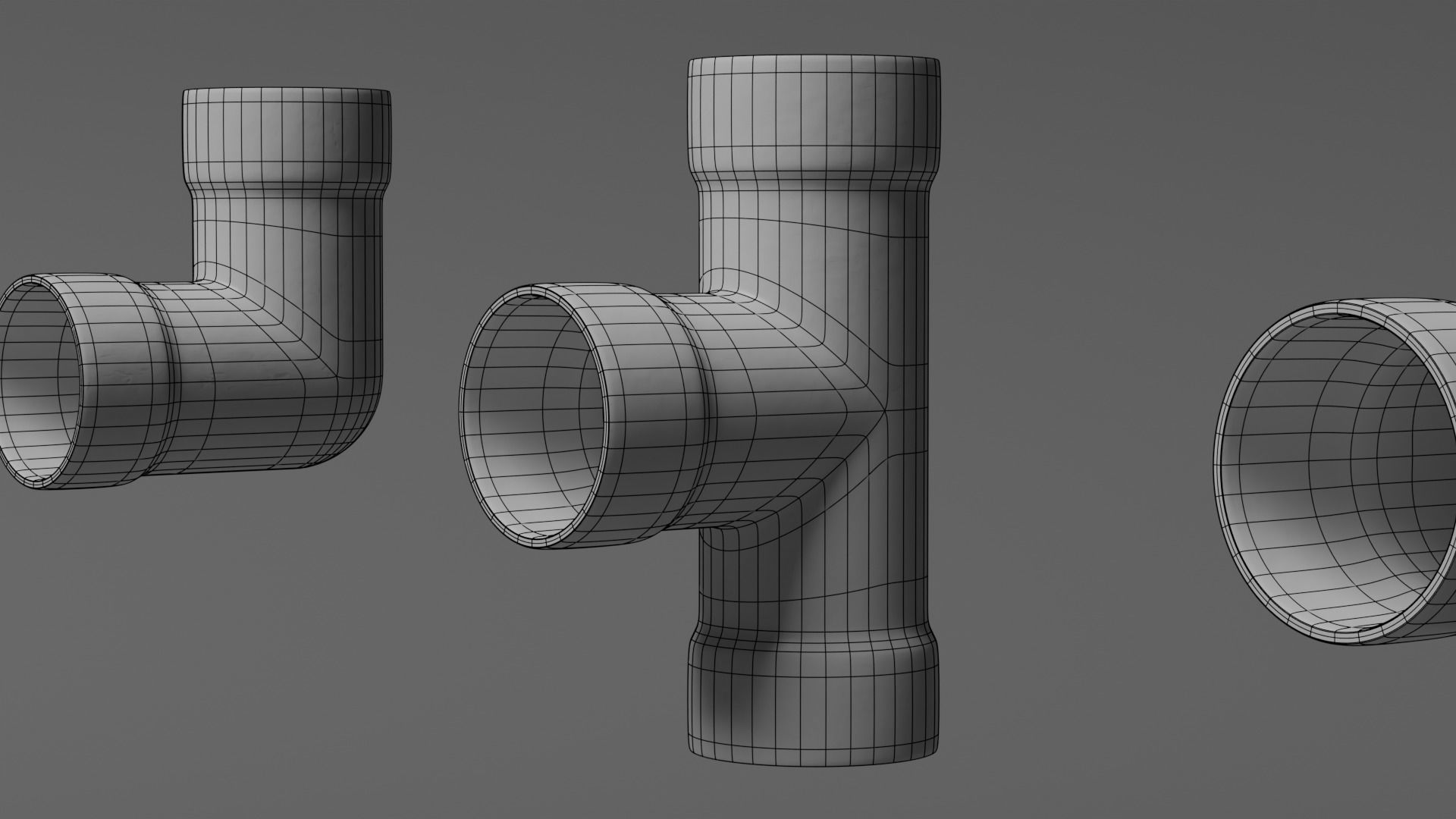 PVC pipes 3D model | CGTrader