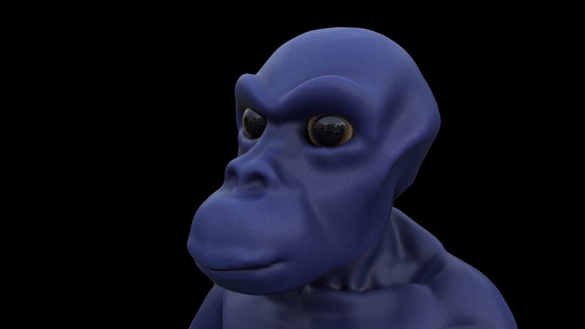 3D model Humanoid Blue Alien RIGGED VR / AR / low-poly | CGTrader