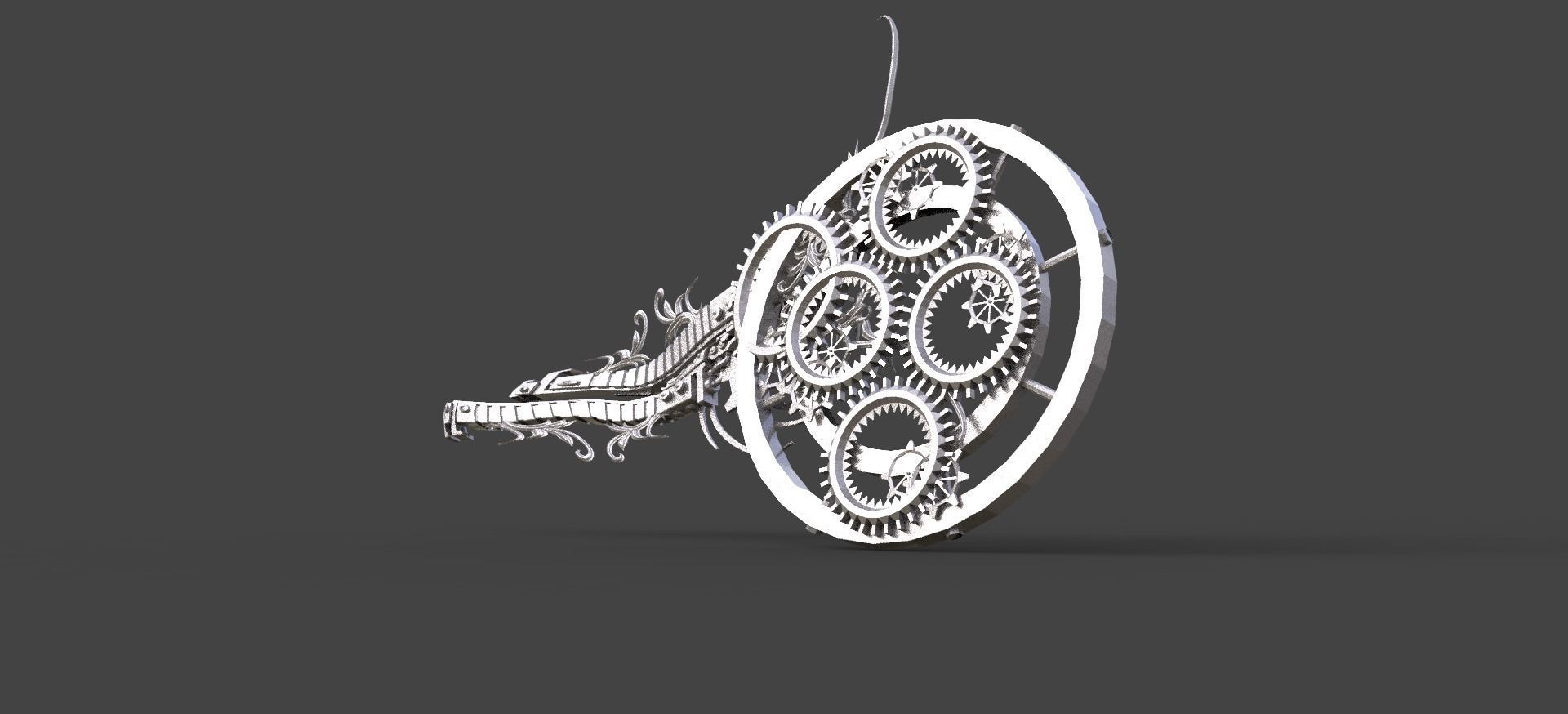 3D model Victorian cog distortion VR / AR / low-poly | CGTrader