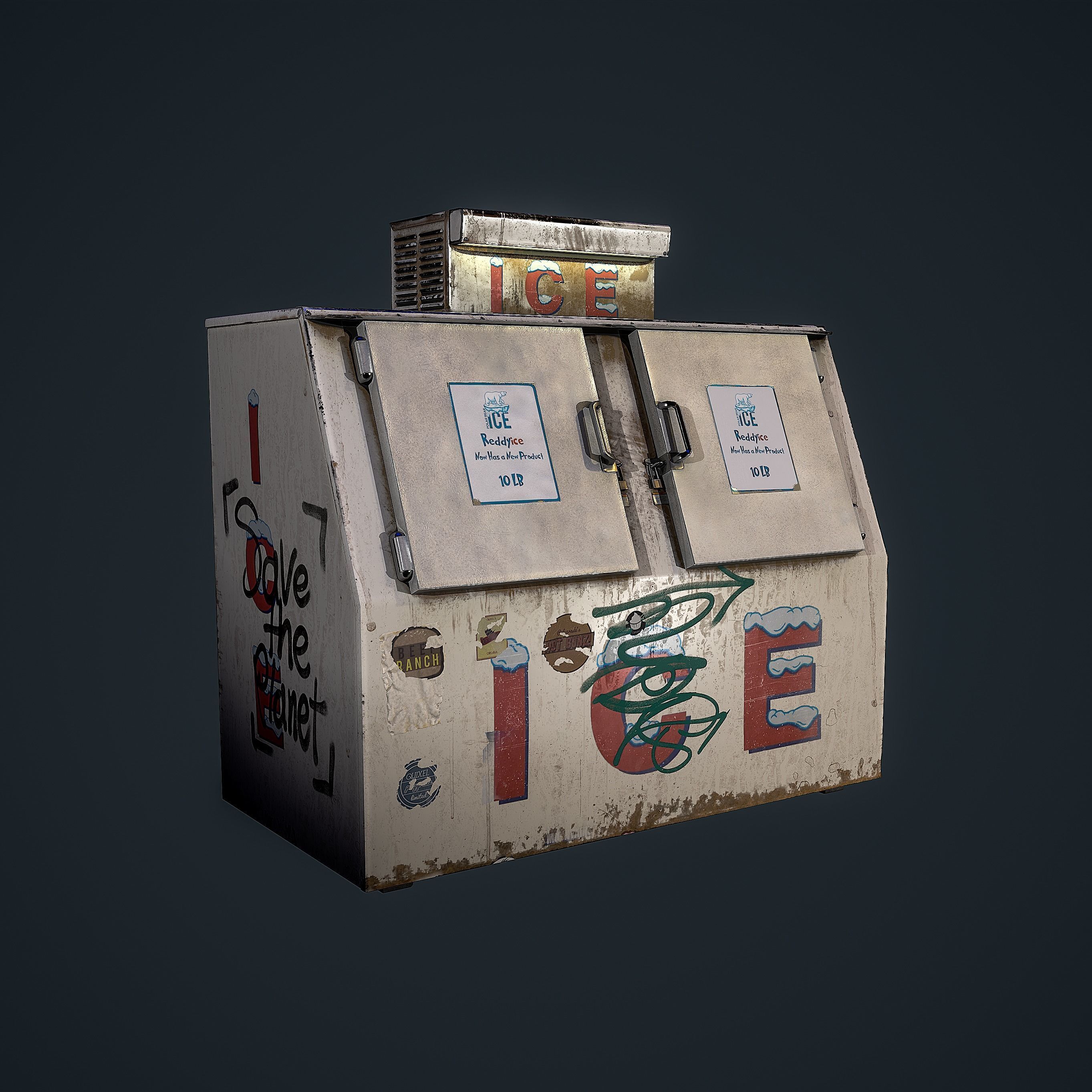 Ice Vending Machine 3D model | CGTrader