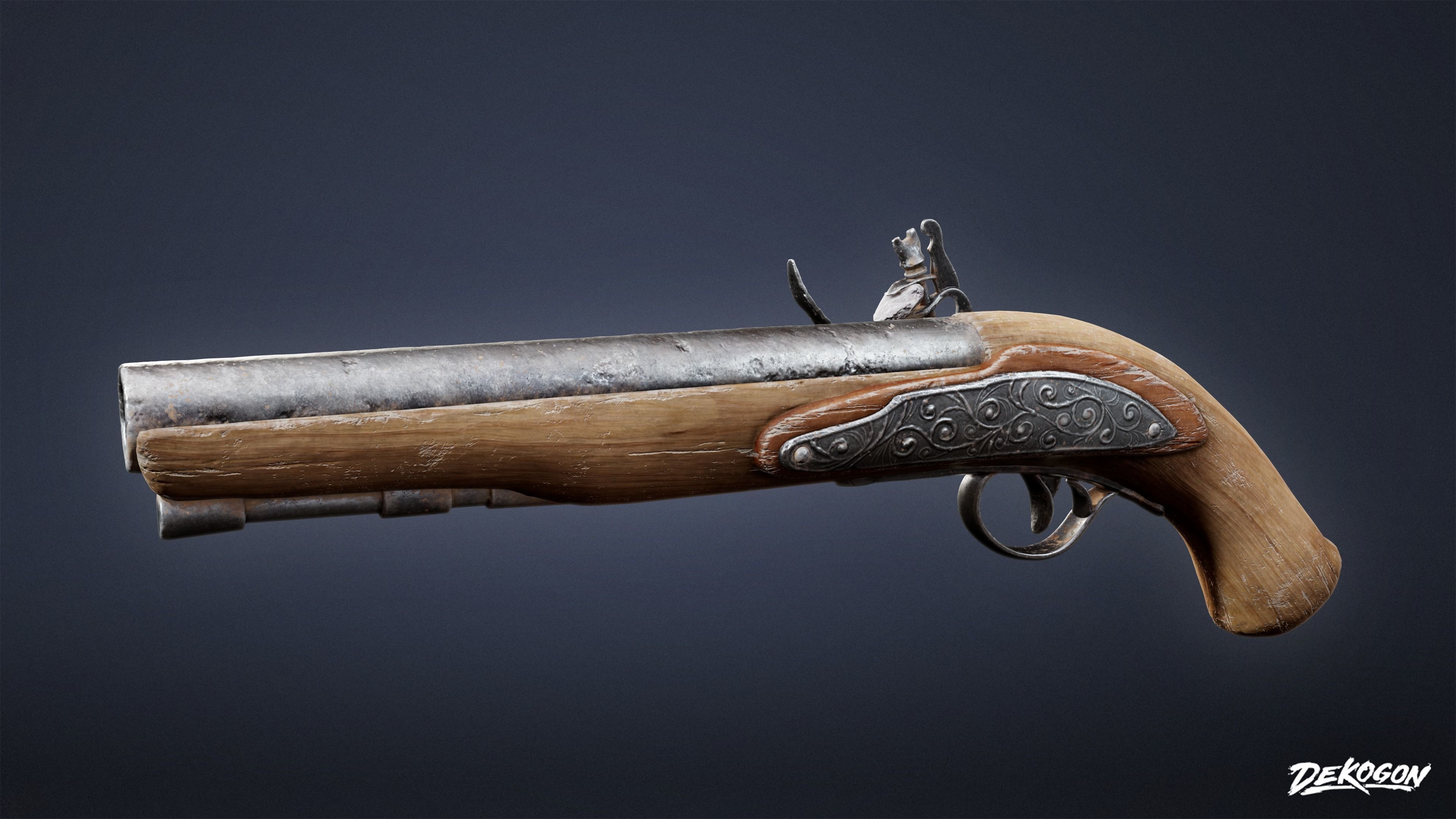 PIRATES - Musket 01 - NANITE 3D model | CGTrader
