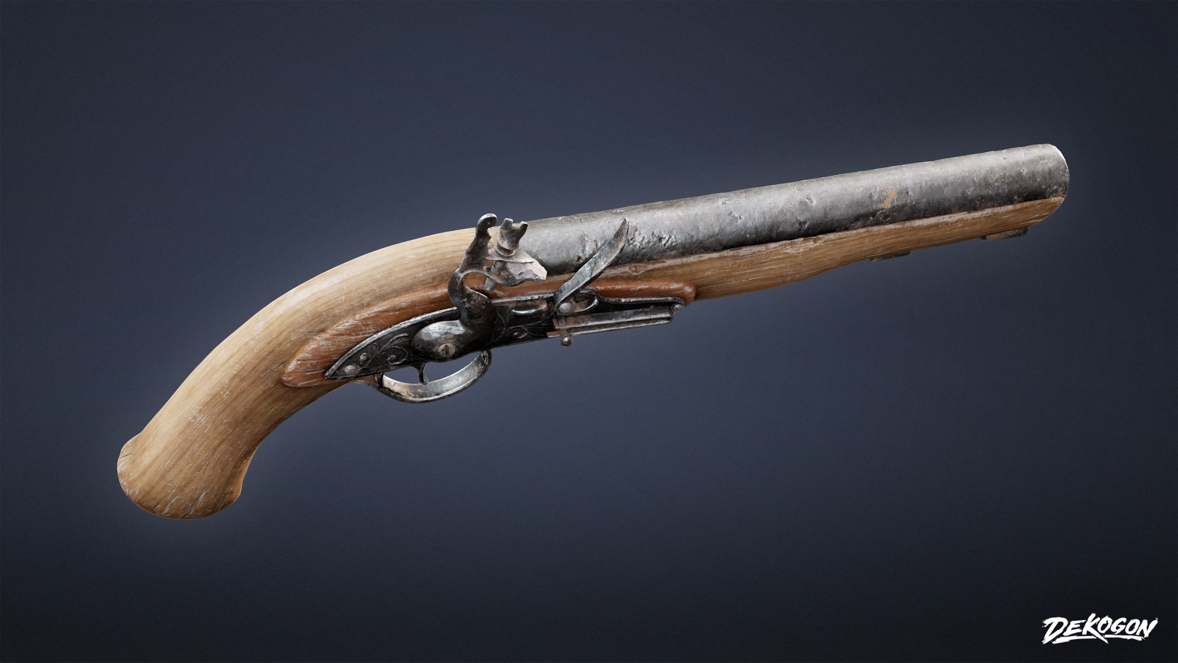 PIRATES - Musket 01 - NANITE 3D model | CGTrader