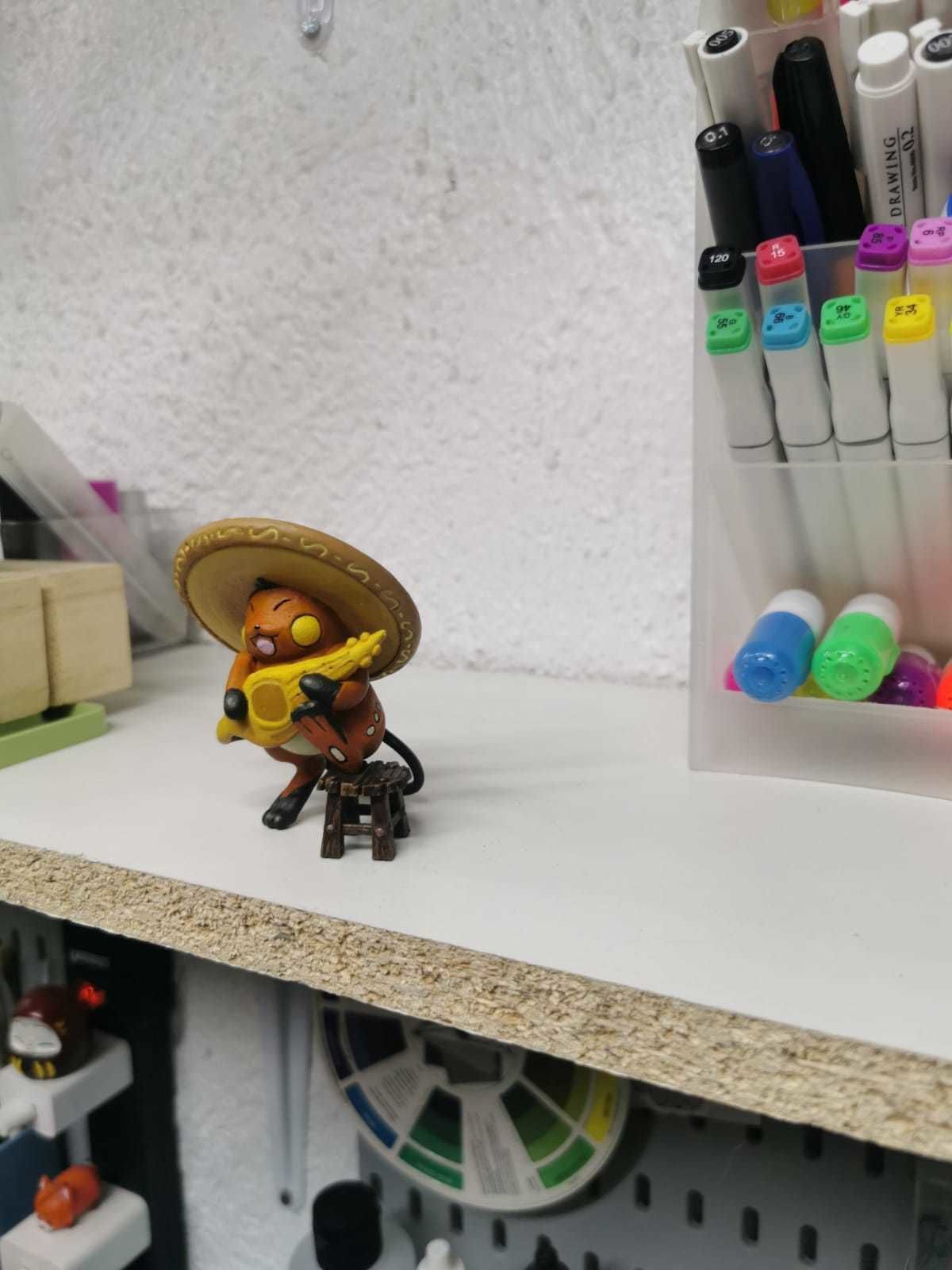 Raichu mariachi pokemon figura fanart 3D model 3D printable | CGTrader