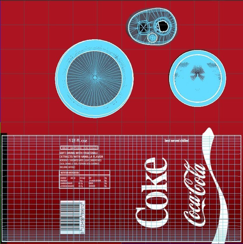 3D model coke coca-cola can VR / AR / low-poly | CGTrader