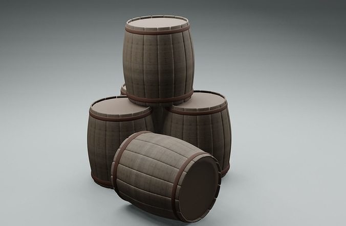 Barrels free Texture | CGTrader