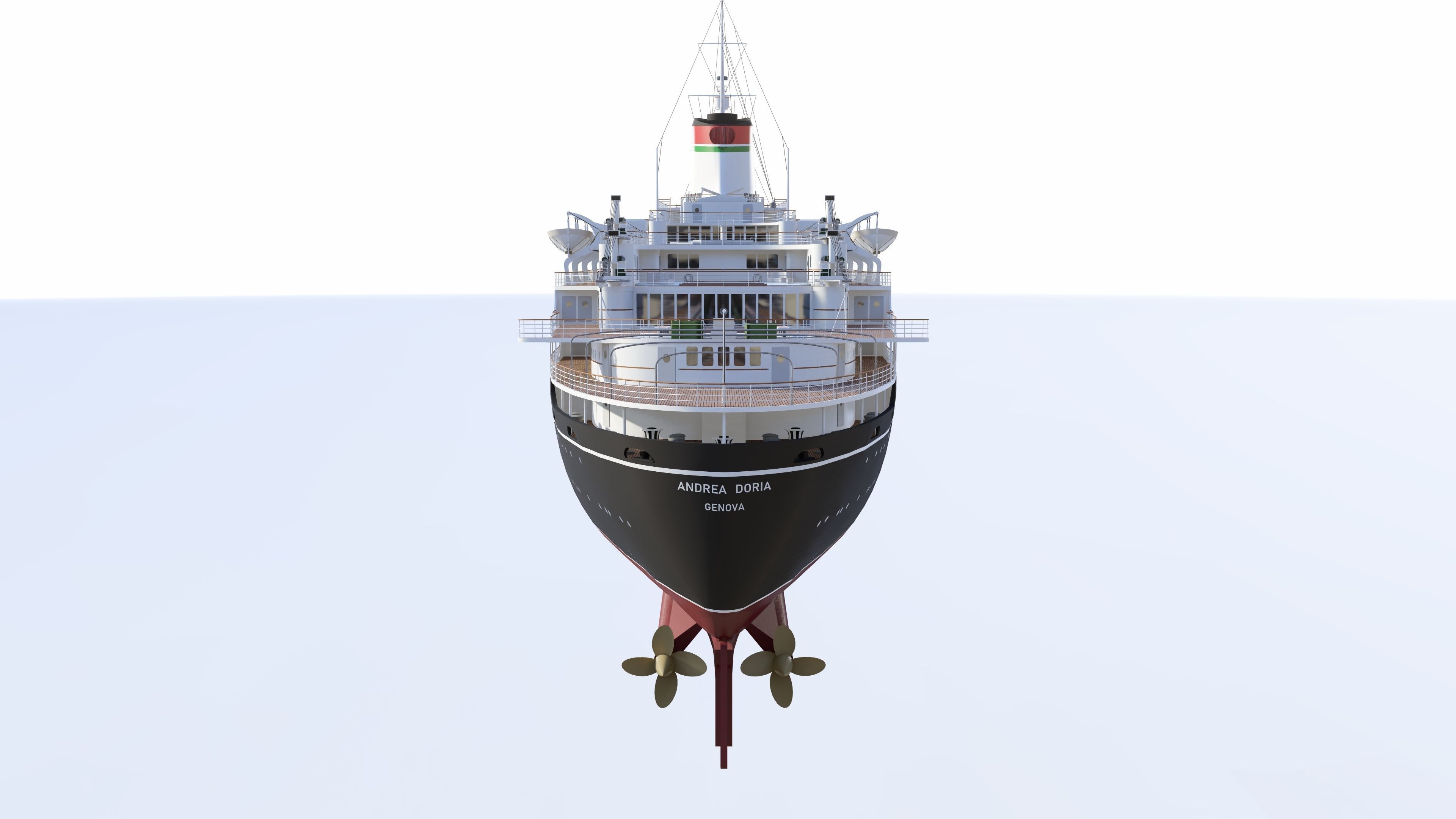 SS Andrea Doria 3D model | CGTrader
