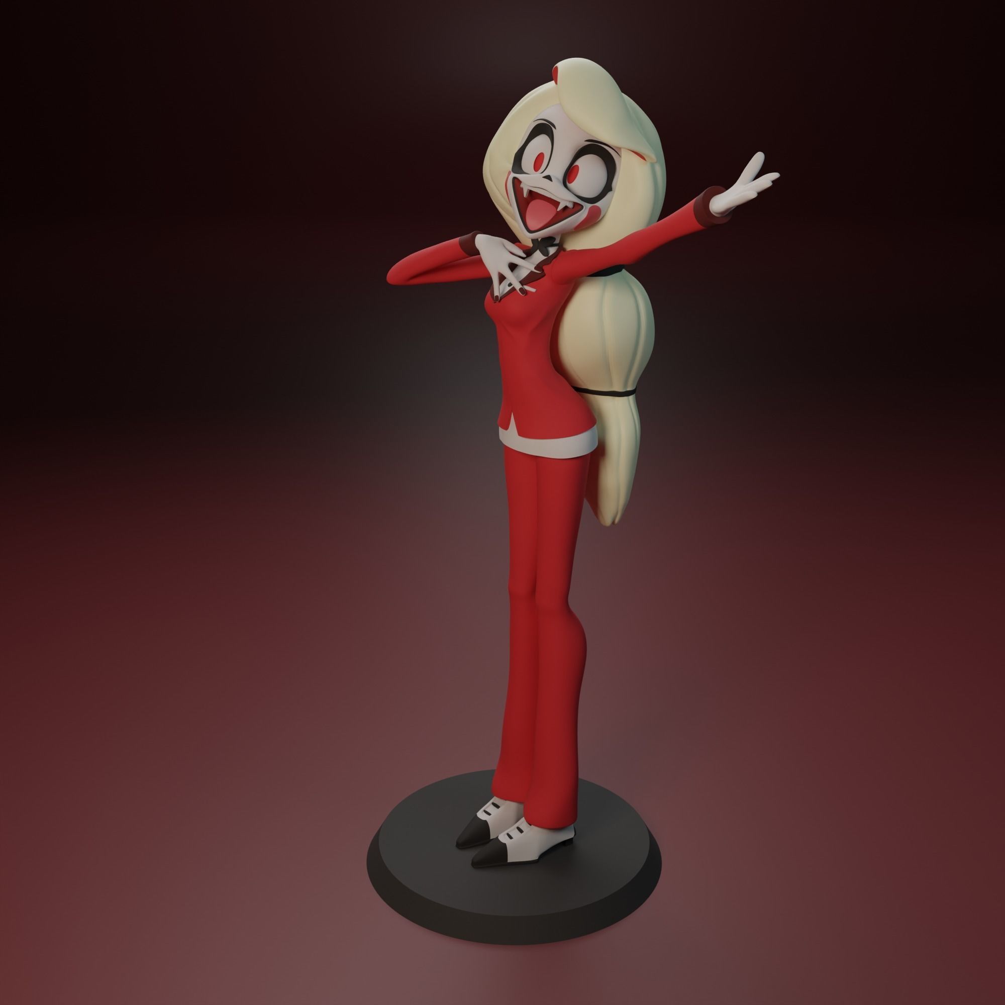 Charlie Morningstar from Hazbin Hotel 2 versions 3D model 3D printable ...