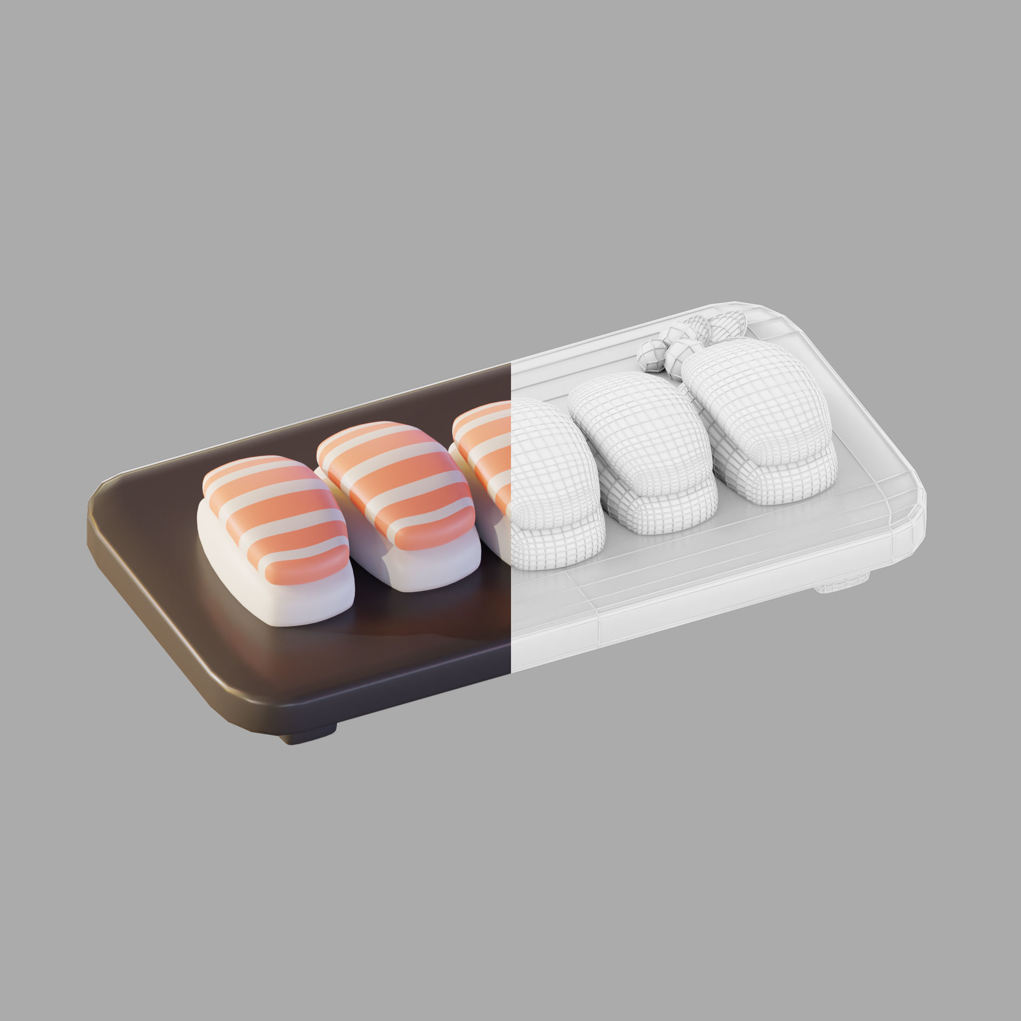 3D model Sushi 3D Model Pack VR / AR / low-poly | CGTrader