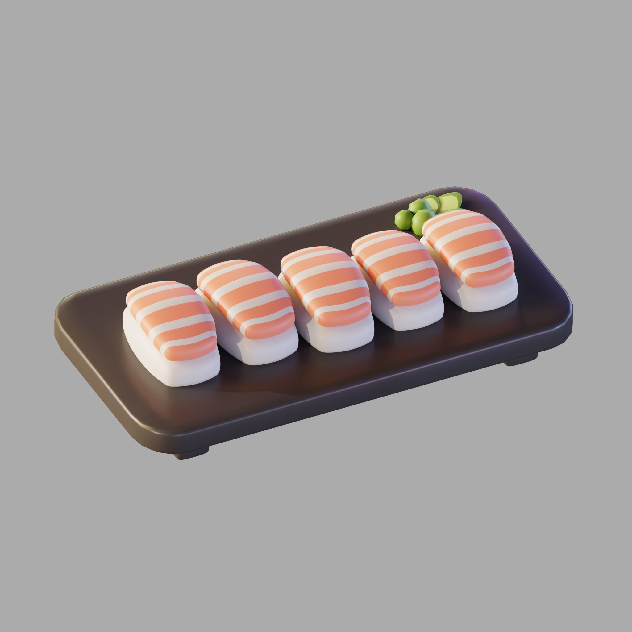3D model Sushi 3D Model Pack VR / AR / low-poly | CGTrader