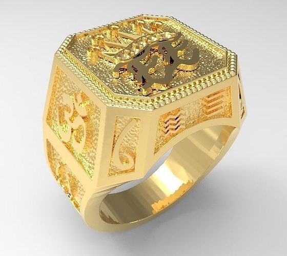 vip men ring 3D model 3D printable | CGTrader
