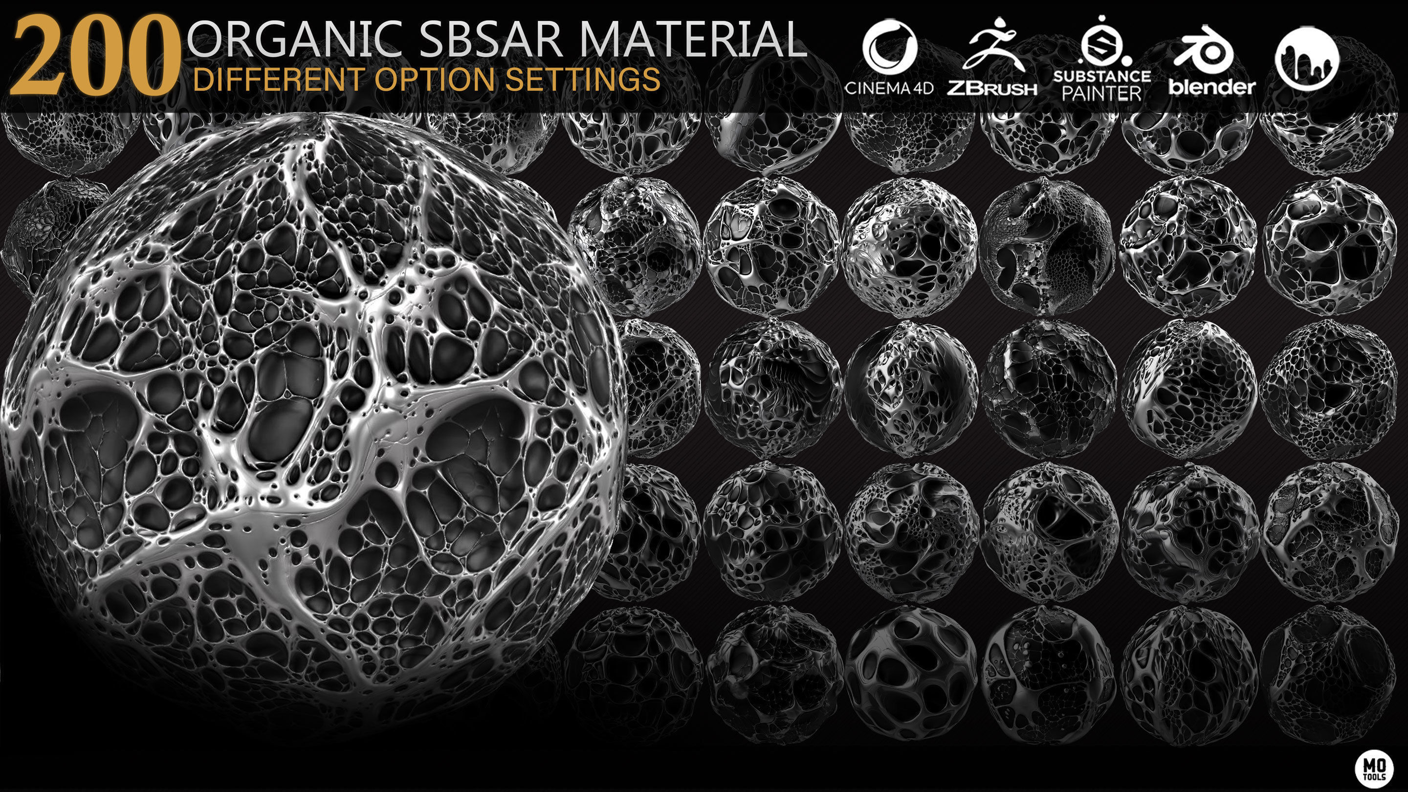 200 Silver Organic Materials Texture | CGTrader