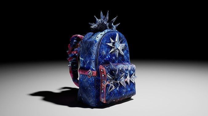 Fancy Backpack free 3D model | CGTrader