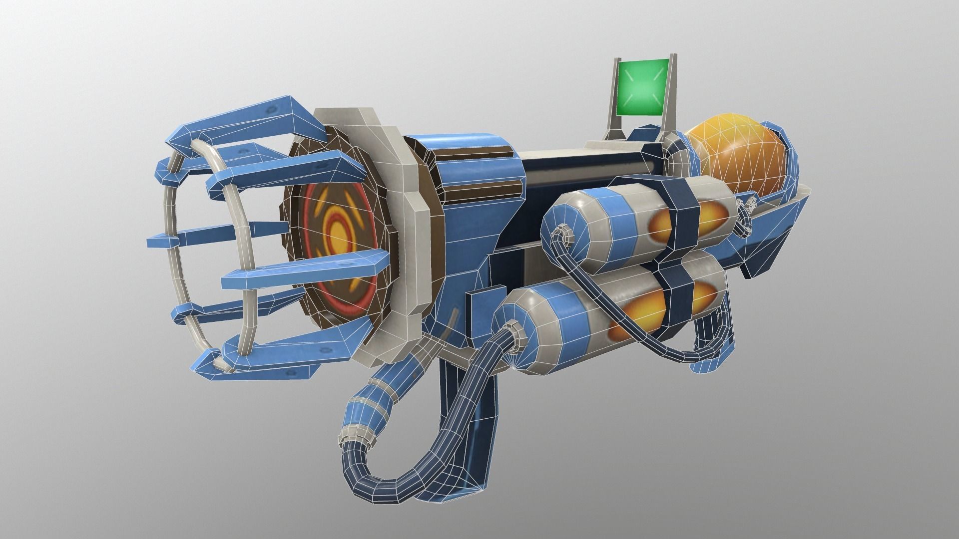 3D model Energy Rifle Level 1 VR / AR / low-poly | CGTrader