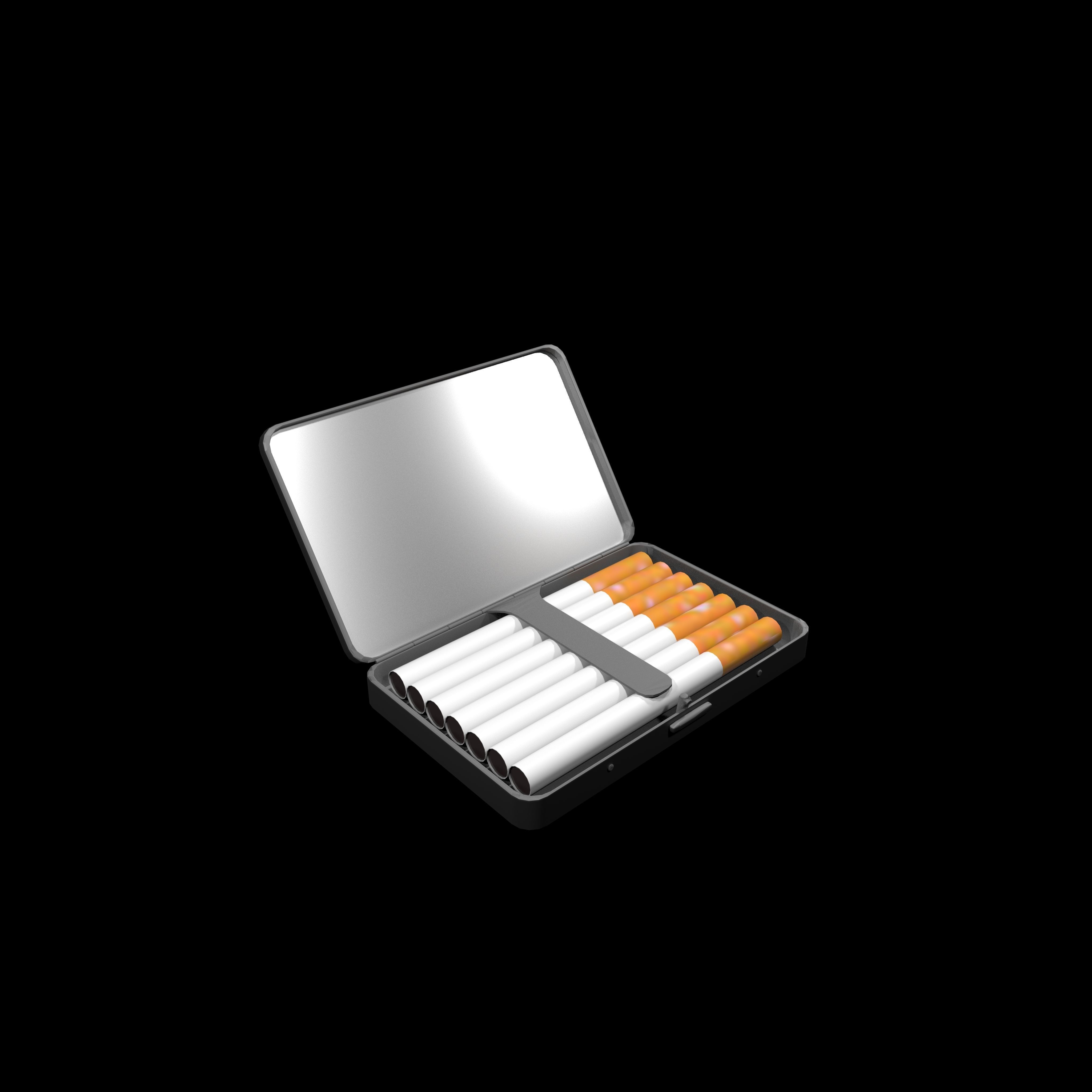 3D model Cigarette Pack Holder VR / AR / low-poly | CGTrader