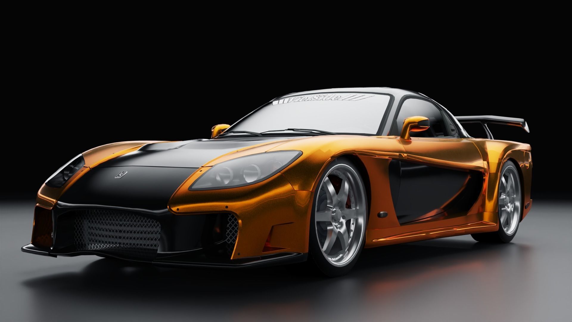 3D model Mazda RX7 Fortune VR / AR / low-poly | CGTrader