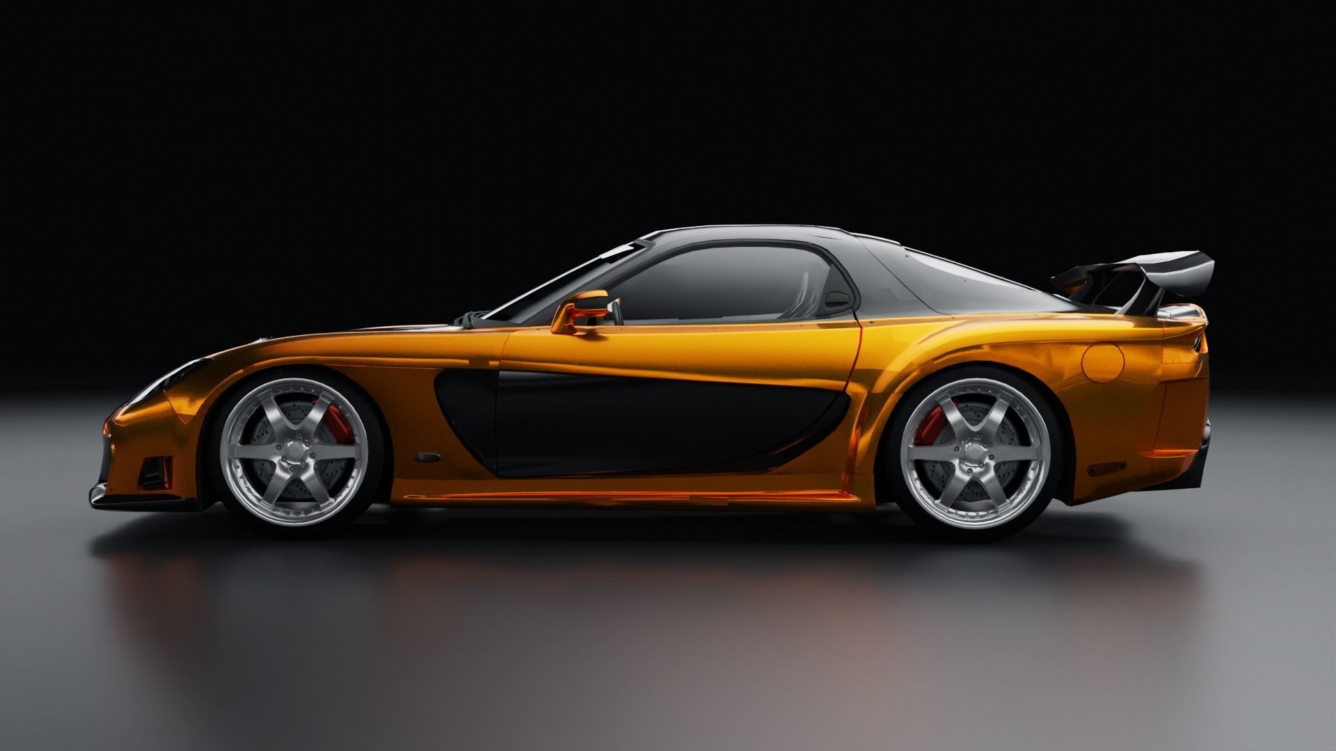 3D model Mazda RX7 Fortune VR / AR / low-poly | CGTrader