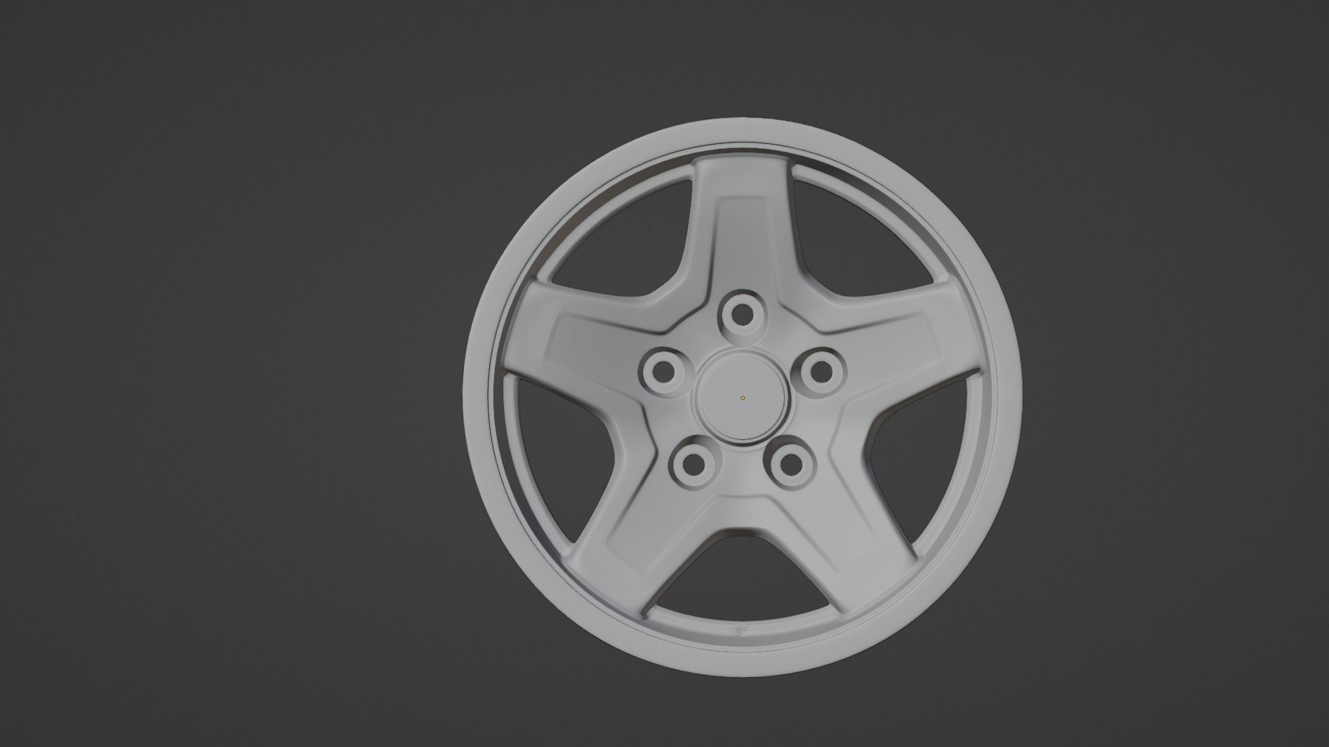 Mammoth Boulder Charcoal Wheel 3D model | CGTrader