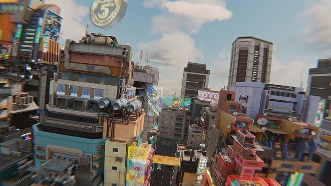 myriad city 3D model | CGTrader