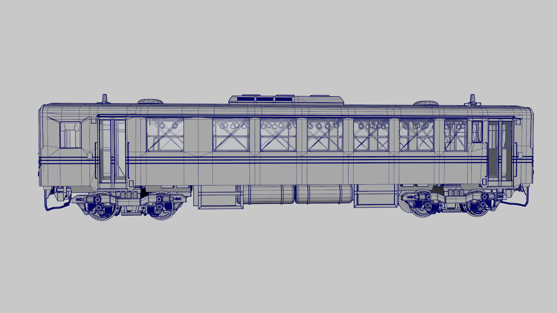 Yosan Line KiHa 32 train 4K Texture PBR 3D model | CGTrader