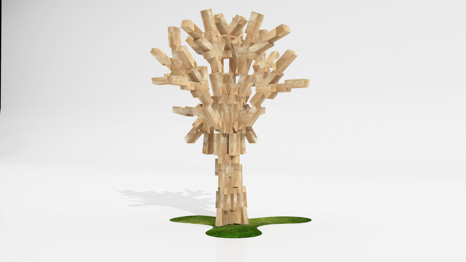 wooden tree 3D model | CGTrader
