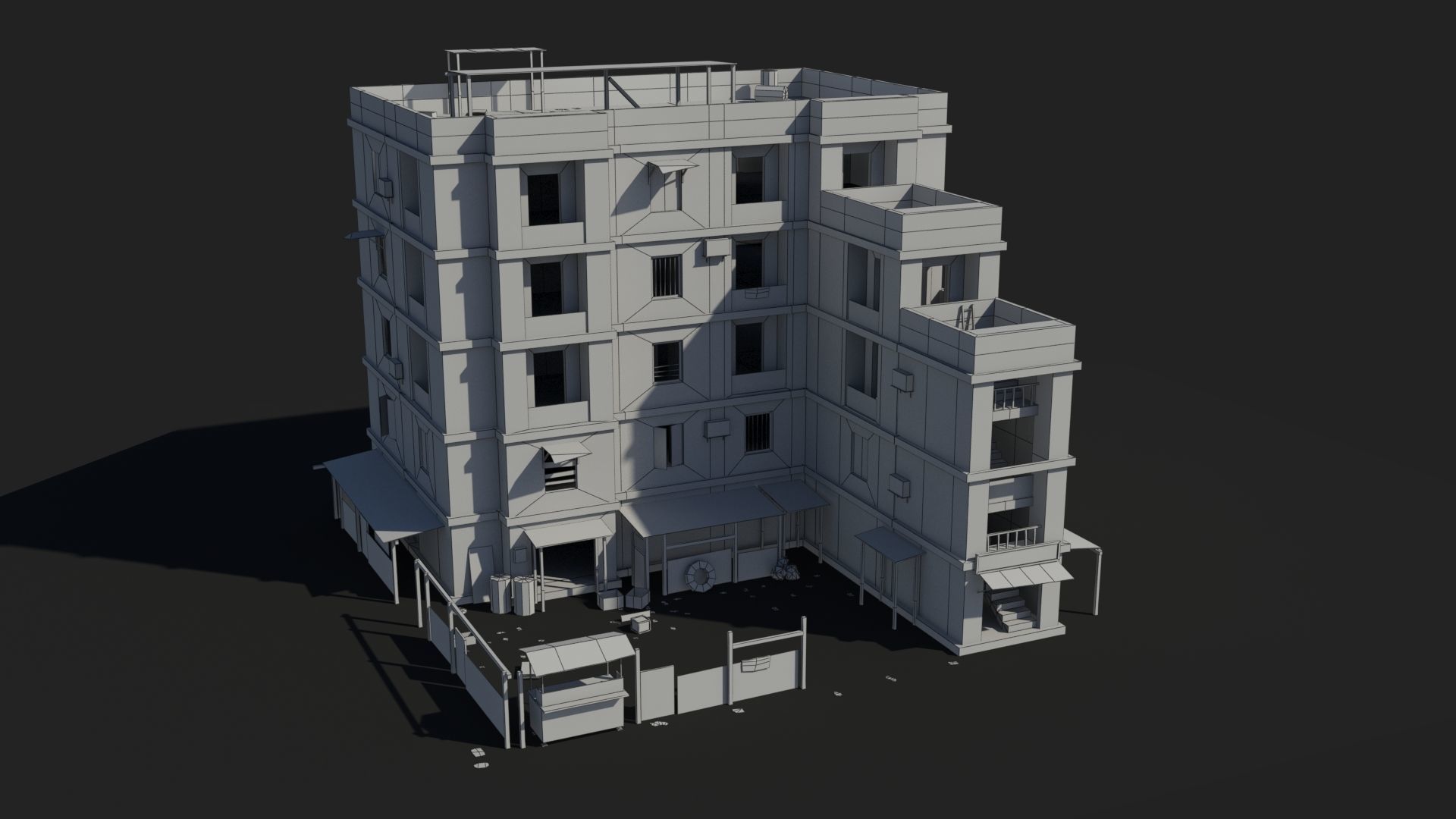 3D model 26 Slum Collection VR / AR / low-poly | CGTrader