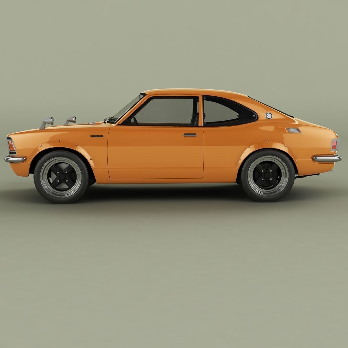 Toyota Corolla Coupe TE27 3D model | CGTrader