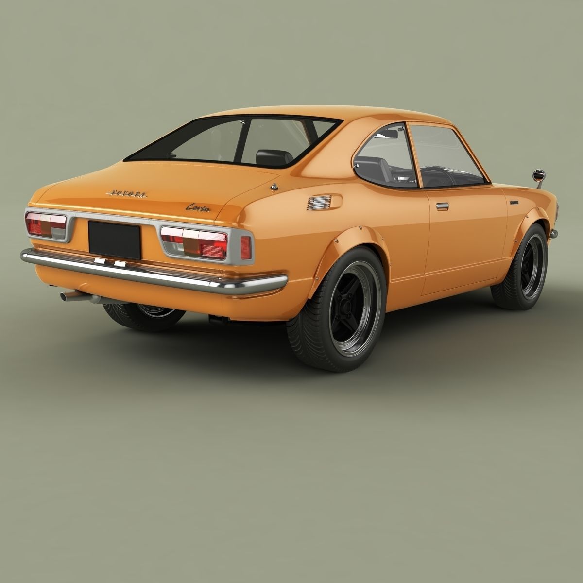 Toyota Corolla Coupe TE27 3D model | CGTrader