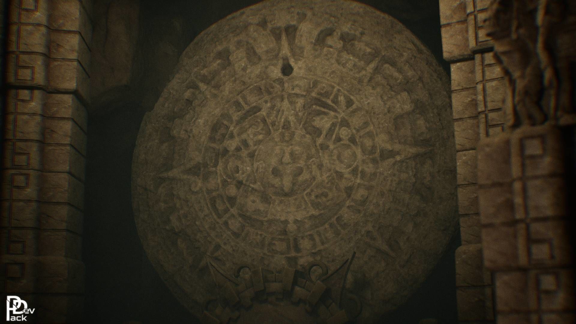 3D model Aztec Temple Interior 24 Assets VR / AR / low-poly | CGTrader