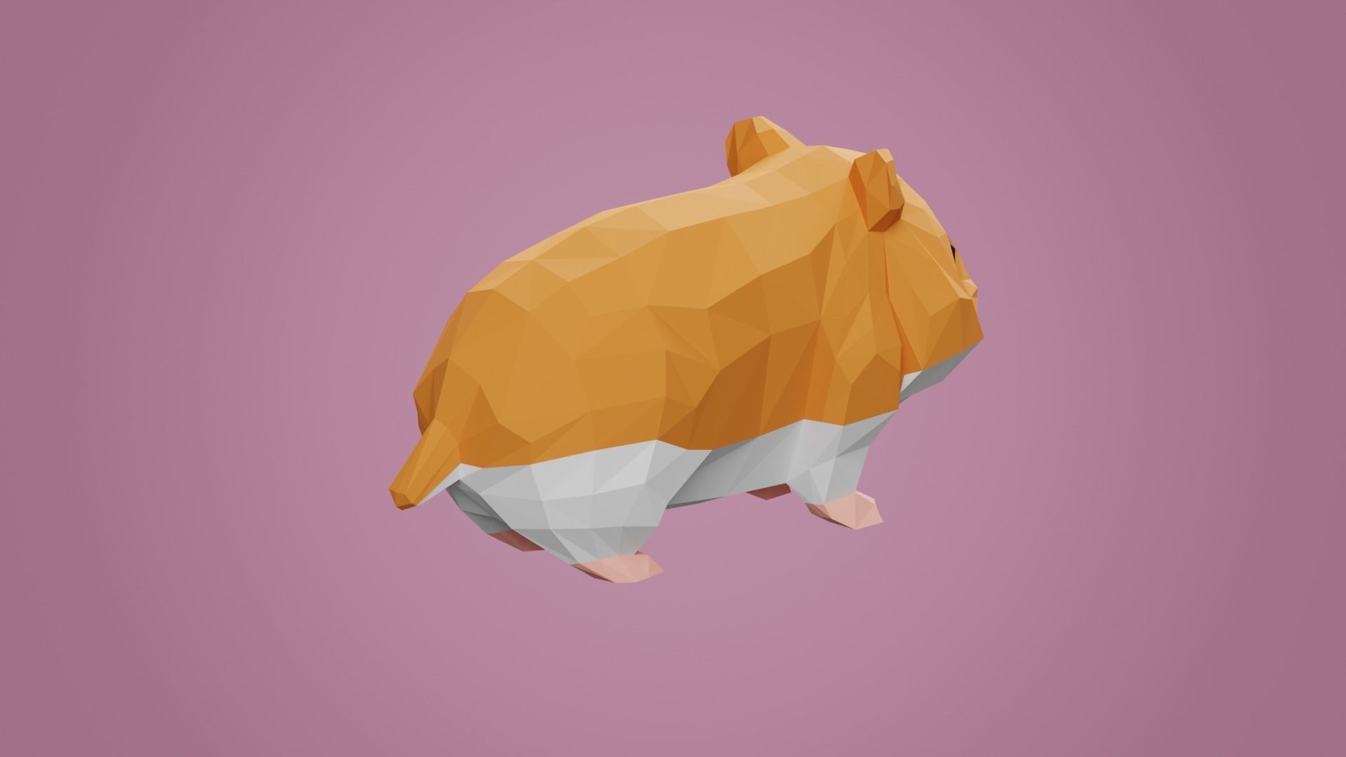 Stylized Hamster 3D model | CGTrader